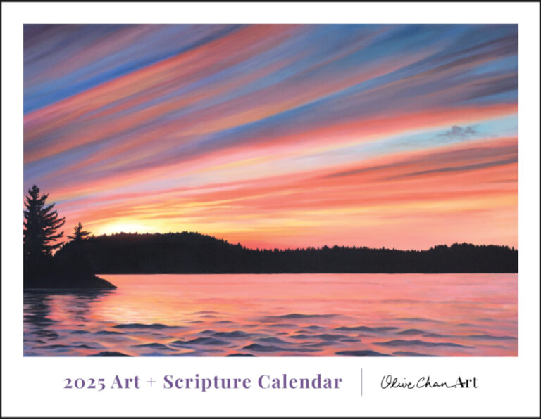 2025 Art (+ Scripture) Calendar - Olive Chan Art
